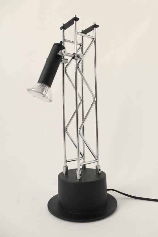 Bosetti Structural Halogen Chromed Table Lamp, 1970s, Italy For Sale at ...