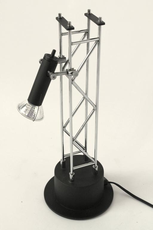 Bosetti Structural Halogen Chromed Table Lamp, 1970s, Italy For Sale at ...