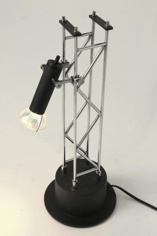 Bosetti Structural Halogen Chromed Table Lamp, 1970s, Italy For Sale at ...