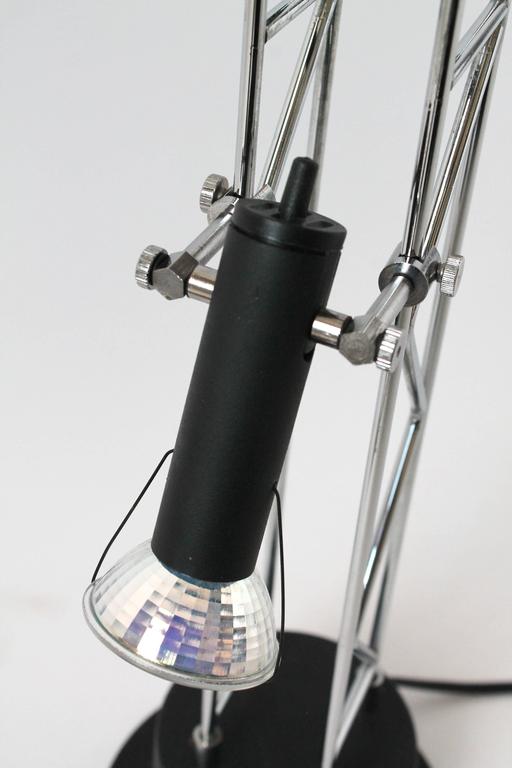 Bosetti Structural Halogen Chromed Table Lamp, 1970s, Italy For Sale at ...