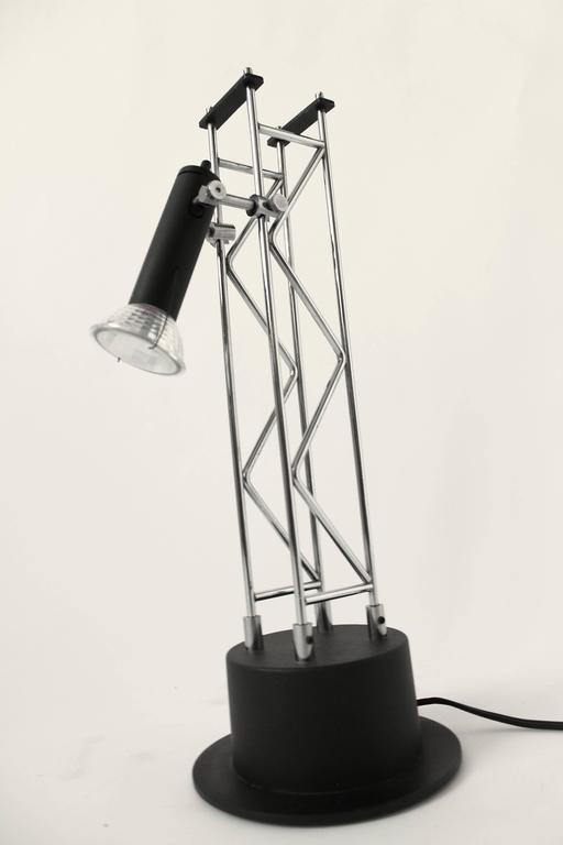 Bosetti Structural Halogen Chromed Table Lamp, 1970s, Italy For Sale at ...