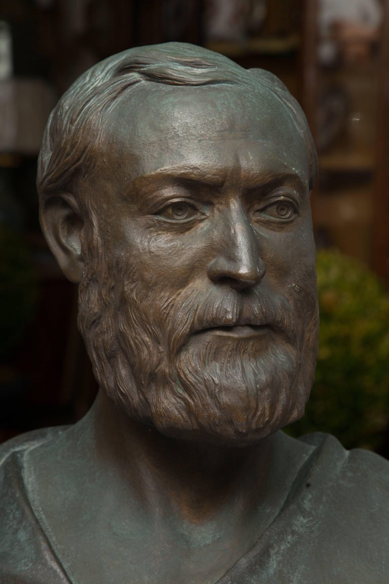 Bronze Bust of a Gentleman For Sale at 1stDibs
