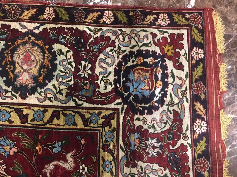 20th Century Turkish Istanbul Kumkapi Rug by Toussounian at 1stDibs