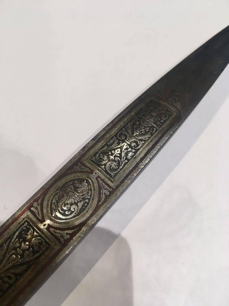 19th Century Toledo Dagger, Spanish For Sale at 1stDibs