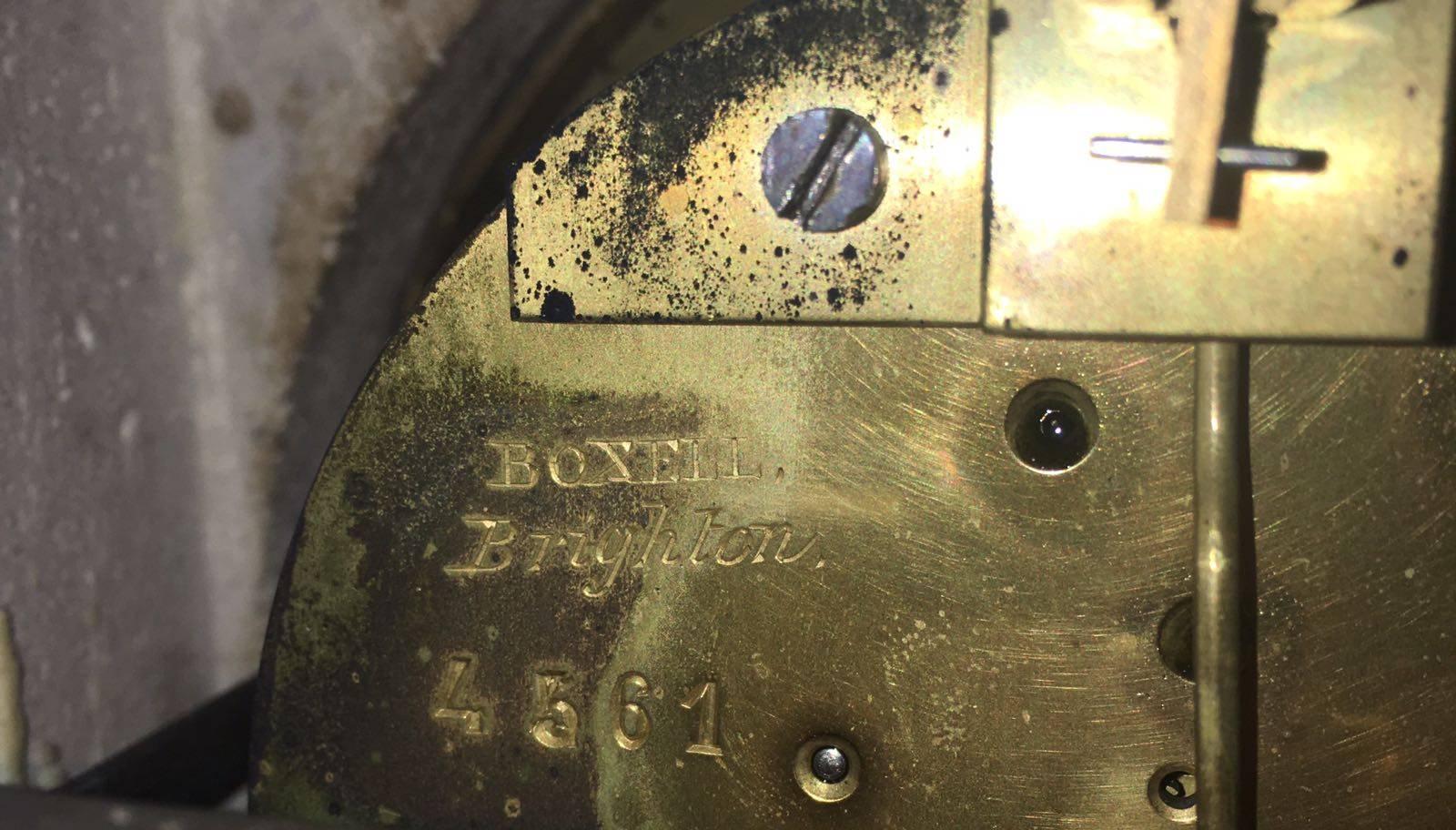 19th Century Clock, Stamped Boxell Brighton 4561 For Sale at 1stDibs ...