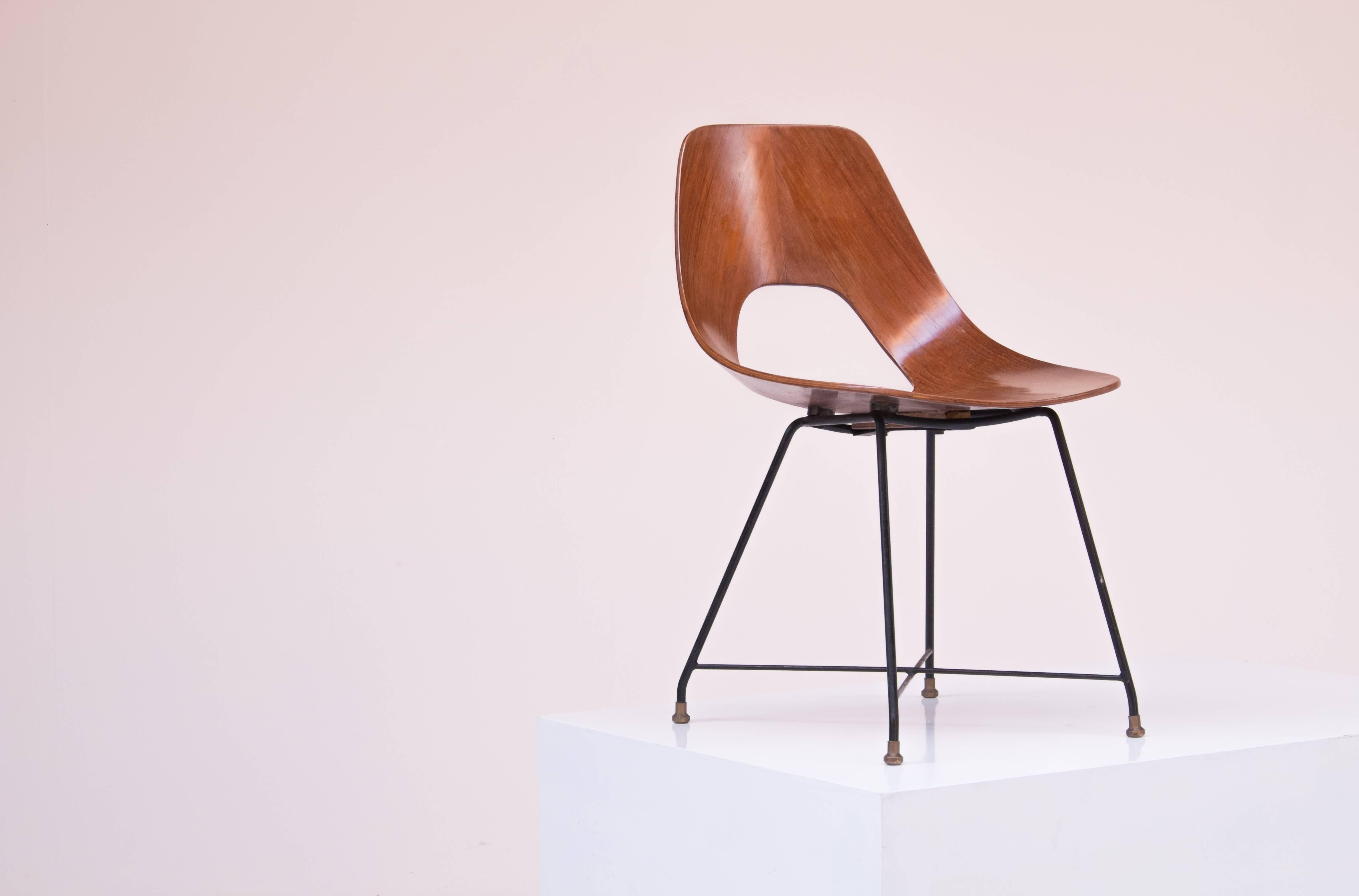 Augusto Bozzi for Saporiti Ariston Chair, 1950s, Italian For Sale at ...