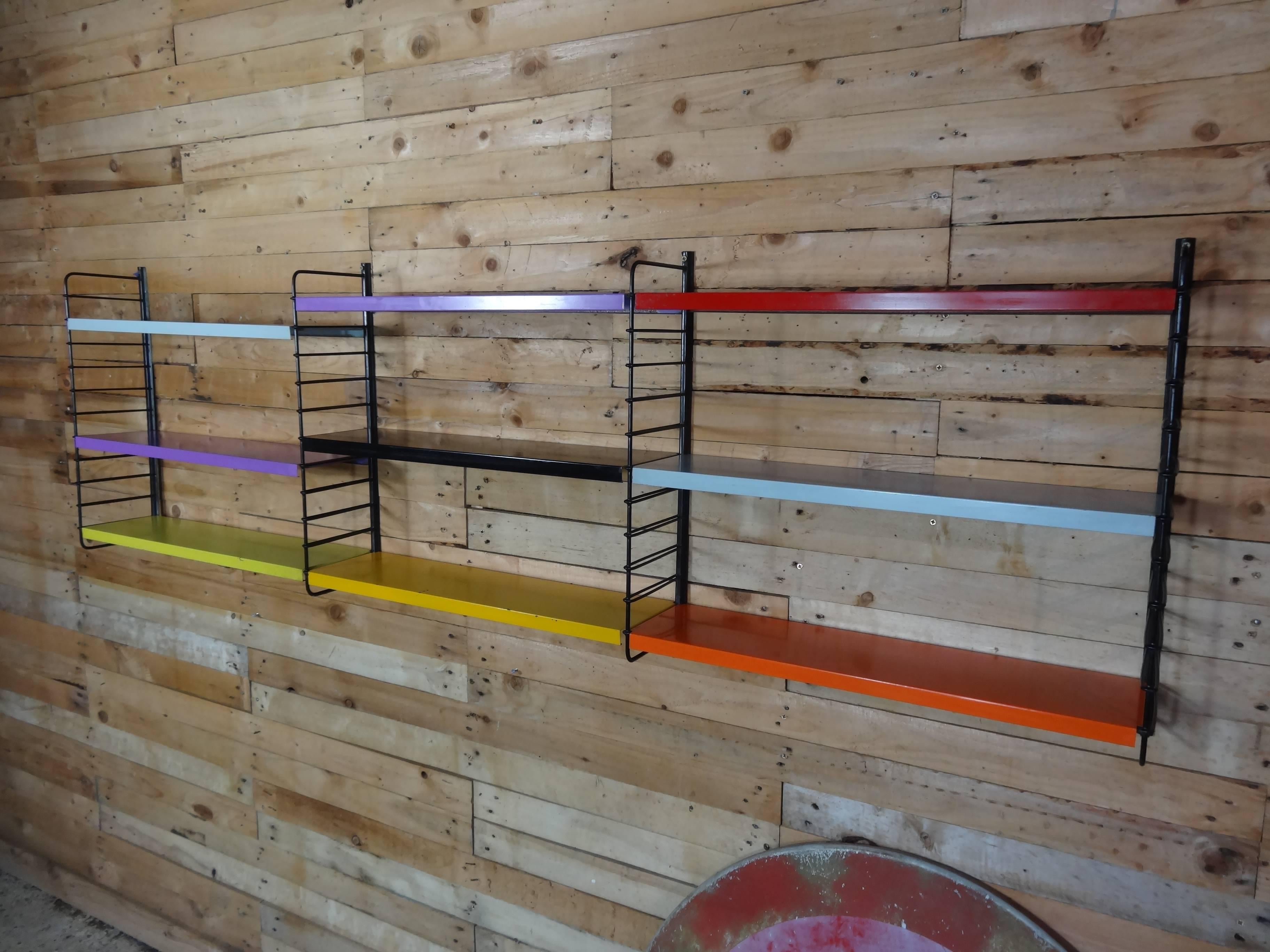 Large Vintage Retro Metal Tomado Shelving Rack For Sale at 1stDibs ...