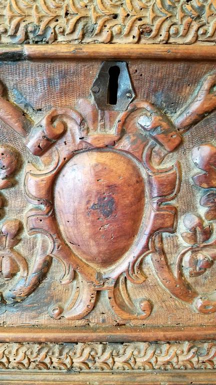 17th Century Italian Renaissance Carved Cassone at 1stDibs