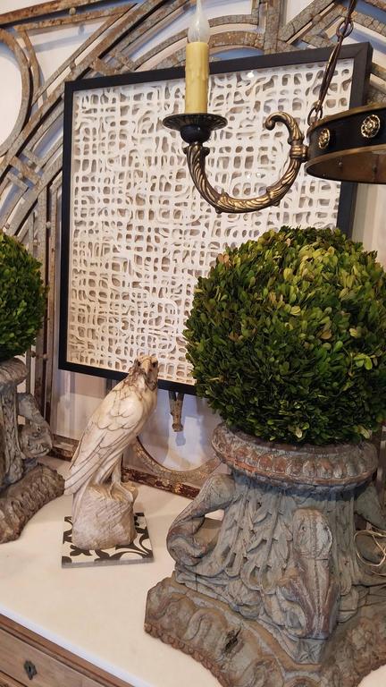 Organic Modern Art in Paper and Muslin in a Shadowbox Frame at 1stDibs