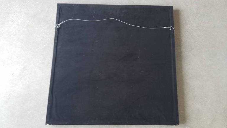 Organic Modern Art in Paper and Muslin in a Shadowbox Frame at 1stDibs