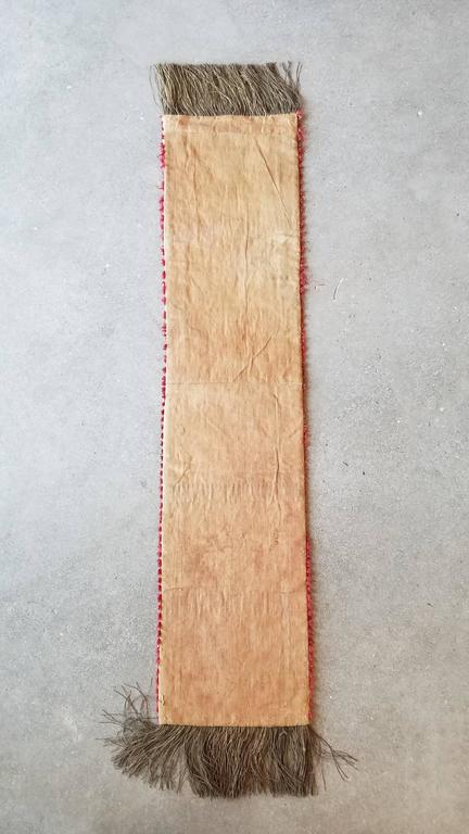 16th Century Spanish Ophrey with Metallic Thread, Red Velvet and Saint ...