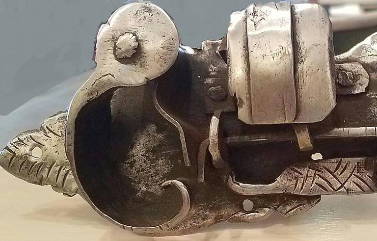 18th Century Swiss Door Latch with Original Key For Sale at 1stDibs