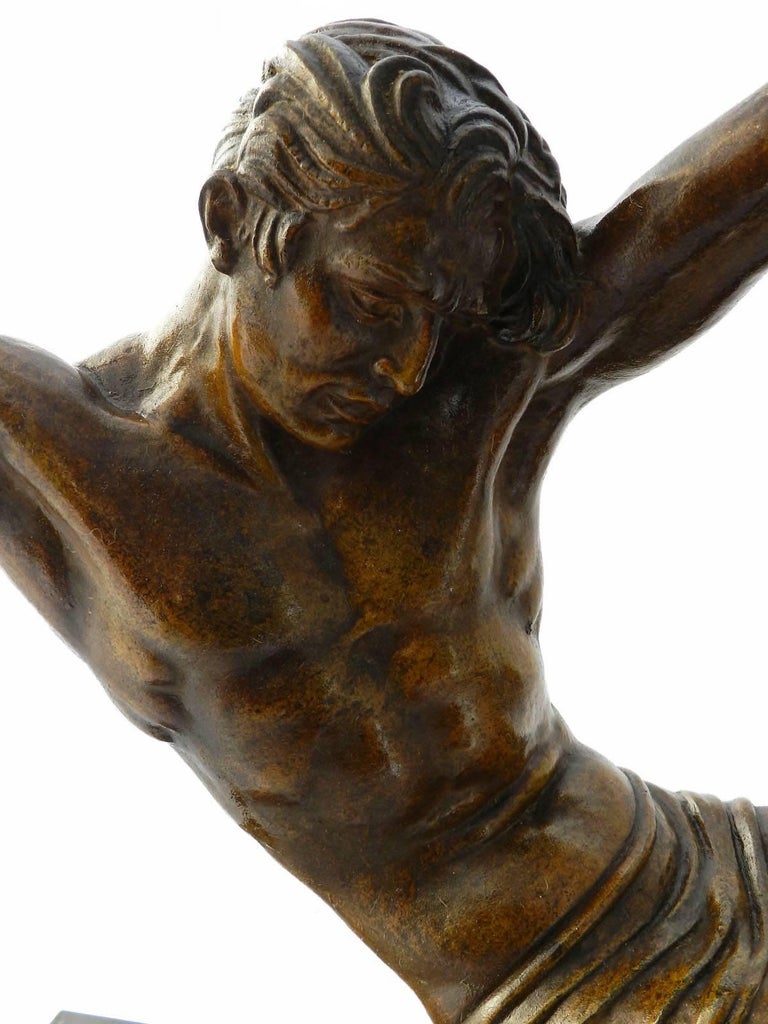 Art Deco L'age Du Bronze Signed D H Chiparus Large-Size Sculpture ...