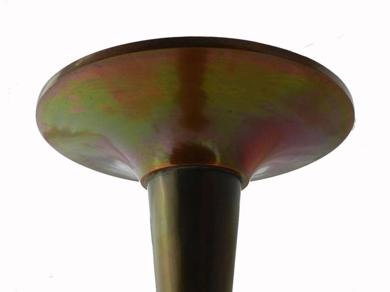 Art Deco Lamp Copper Uplighter Large Table Light, circa 1930 For Sale ...
