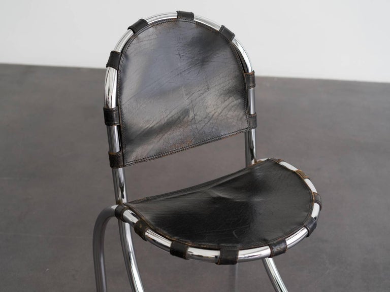 Set of 4 "Medusa" Chairs by Studio Tetrarch for Alberto Bazzani, 1969 ...