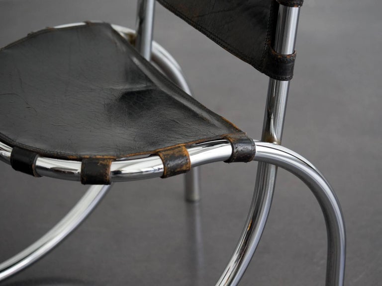 Set of 4 "Medusa" Chairs by Studio Tetrarch for Alberto Bazzani, 1969 ...