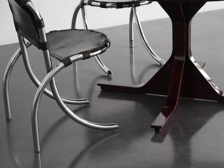 Set of 4 "Medusa" Chairs by Studio Tetrarch for Alberto Bazzani, 1969 ...