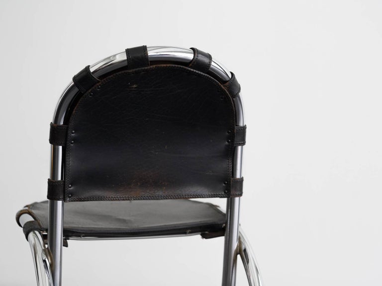 Set of 4 "Medusa" Chairs by Studio Tetrarch for Alberto Bazzani, 1969 ...