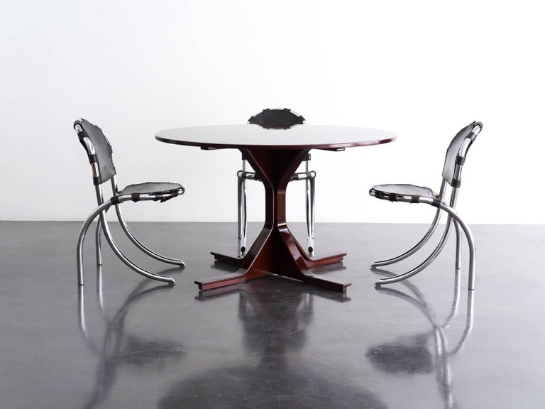Set of 4 "Medusa" Chairs by Studio Tetrarch for Alberto Bazzani, 1969 ...