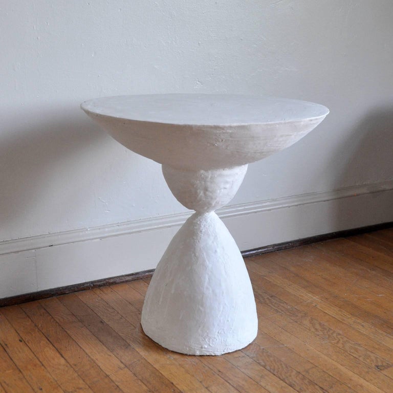 Sculpted Plaster Marasai Side Table For Sale at 1stdibs