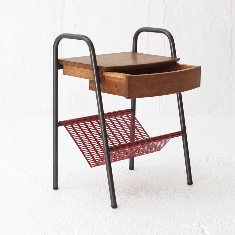Jacques Hitier Nightstand Miami Series for Tubauto, 1950s at 1stDibs