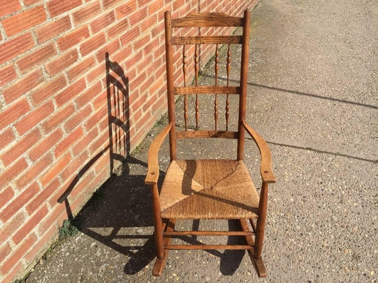 Cotswold School Rocking Chair Made From Ash by Edward Gardiner at 1stDibs