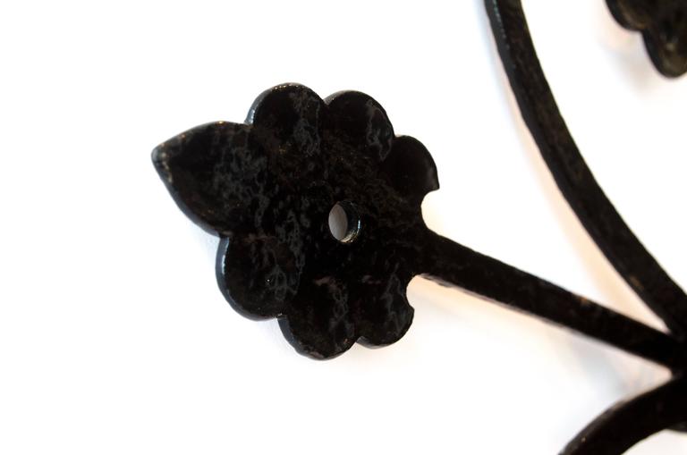 Dr C H Dresser Gothic Revival Iron Door Hinges with Incised Decorative ...