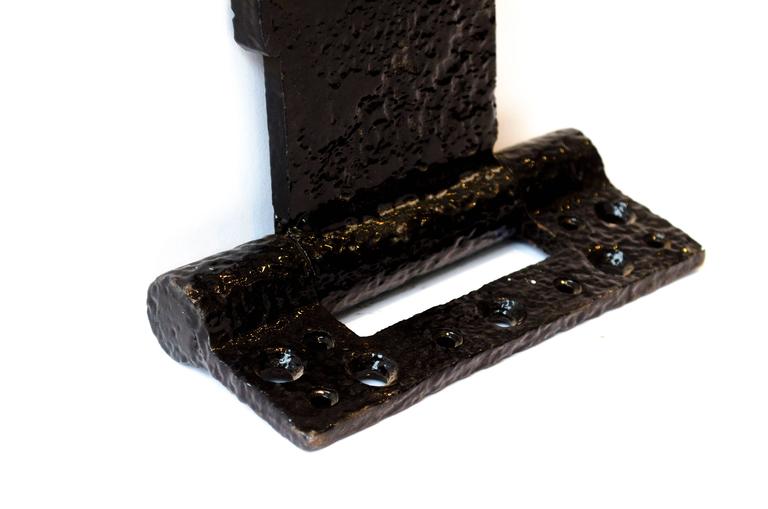 Dr C H Dresser Gothic Revival Iron Door Hinges with Incised Decorative ...