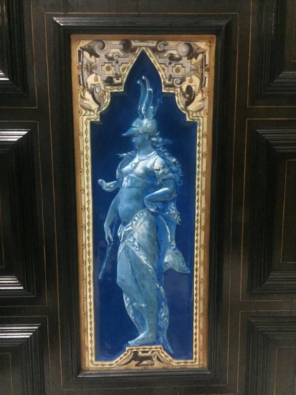 Aesthetic Movement Side Cabinet, in the Style of Daniel Cottier at 1stDibs