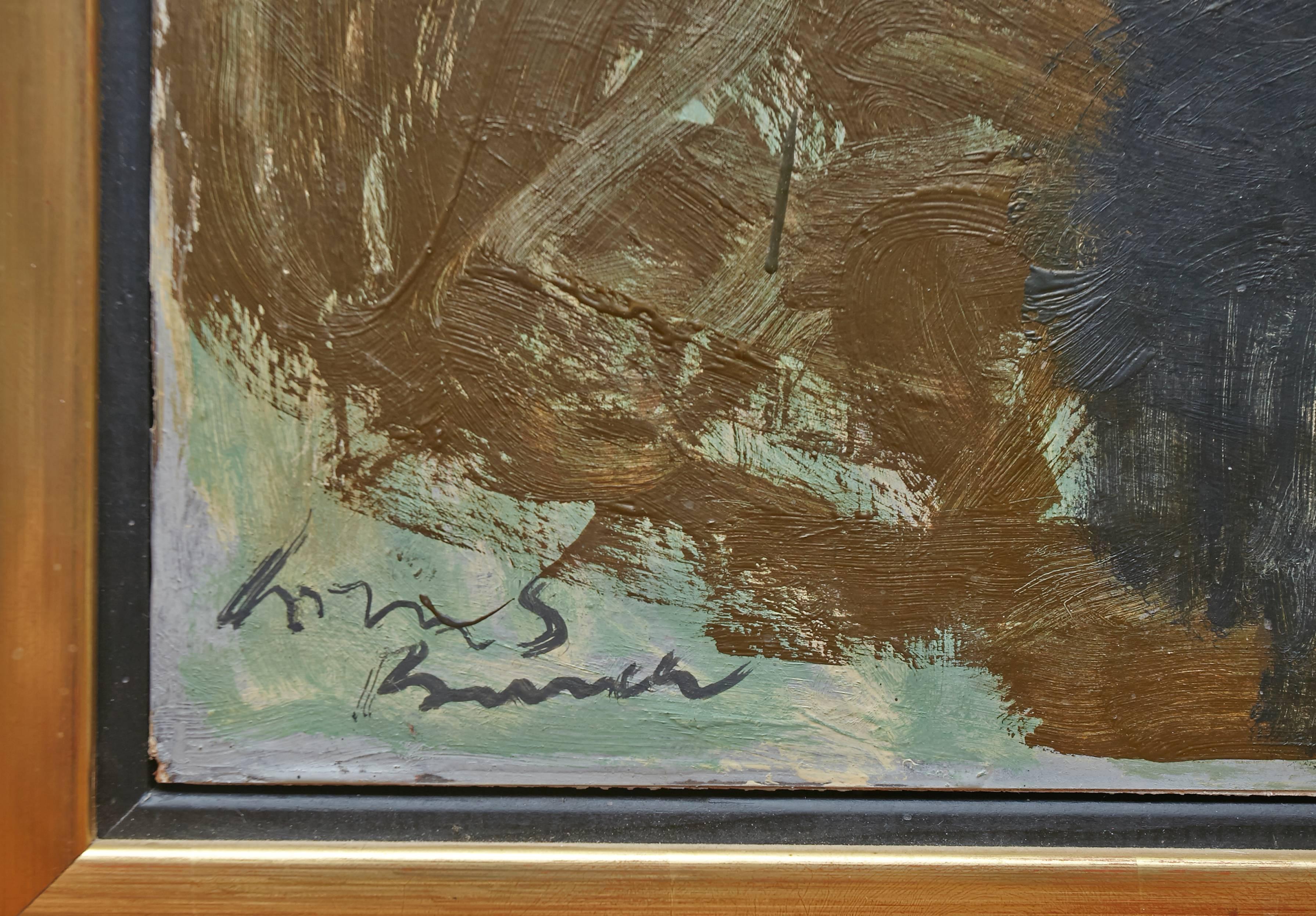 Louis Demott Bunce Oil Painting, Titled "Landscape Anatomy" dated on ...