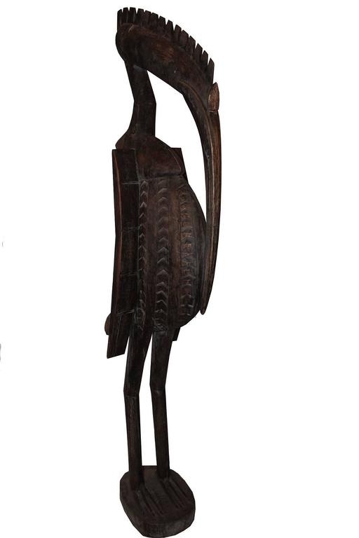 Large Senufo Hornbill Statue at 1stDibs
