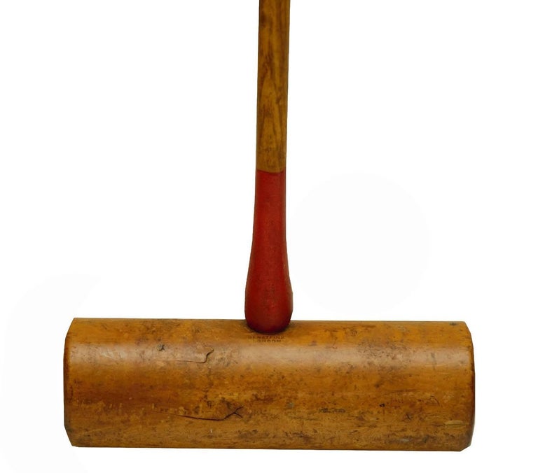 Set of Large Antique Croquet Mallets at 1stDibs
