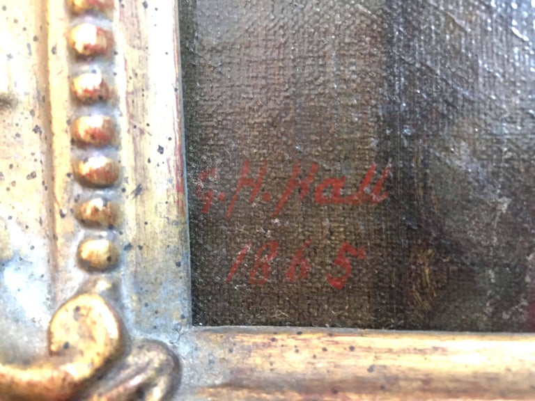 Signed Original George Henry Hall Oil Painting For Sale at 1stDibs