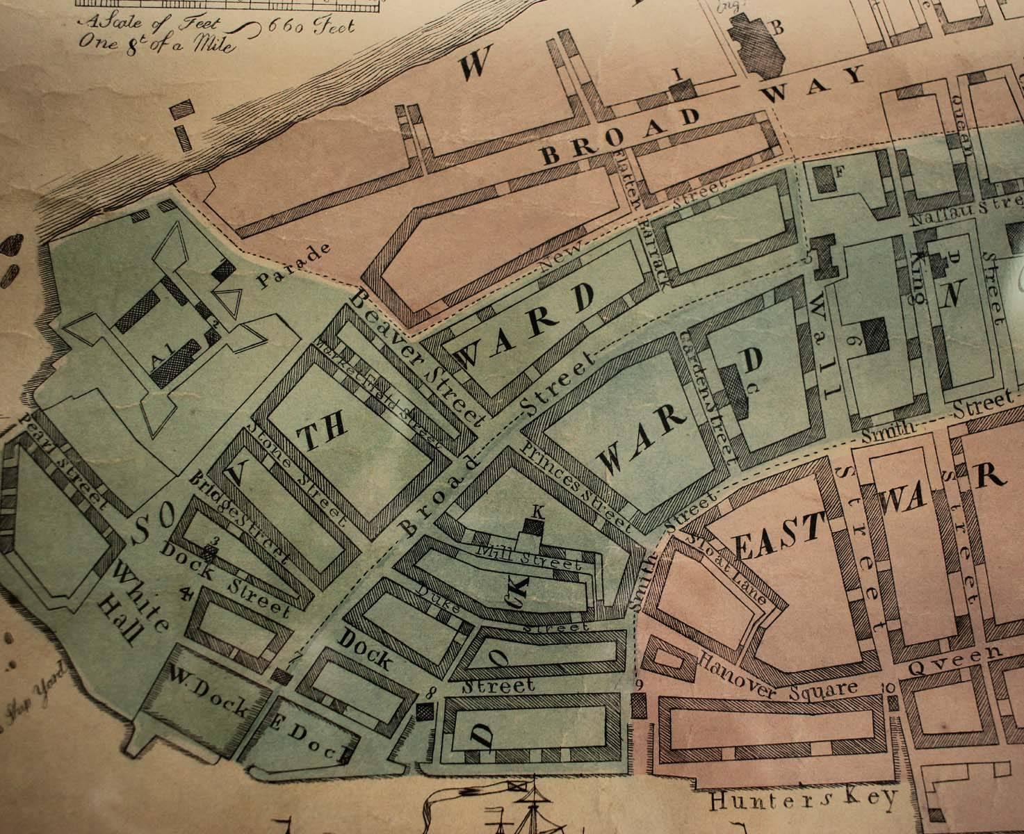 Early Map of New York City at 1stDibs