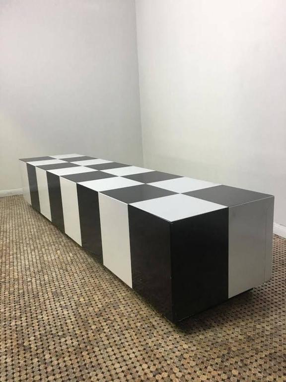 Milo Baughman Rectangular Checkerboard Coffee Table at 1stDibs