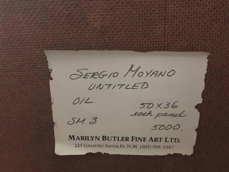 Large Abstract Oil Painting by Sergio Moyano at 1stDibs
