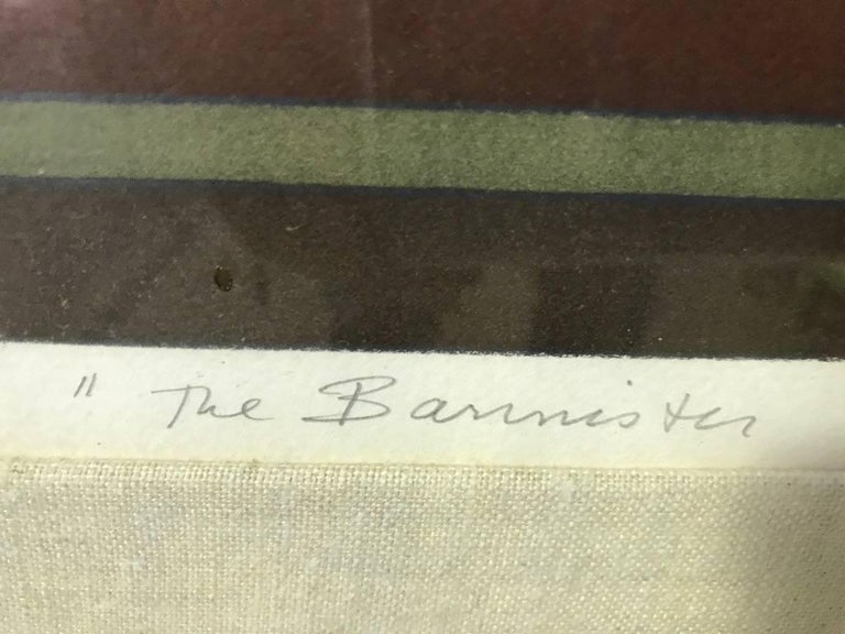 Will Barnet "The Banister" Signed Limited Edition Lithograph Print ...