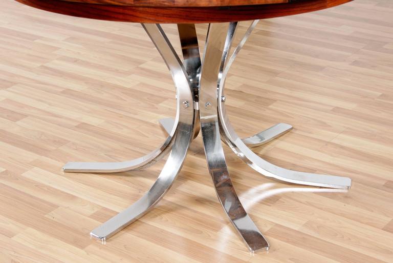 Mid Century Modern Rosewood Flip Flap Table, Circa 1970s at 1stDibs