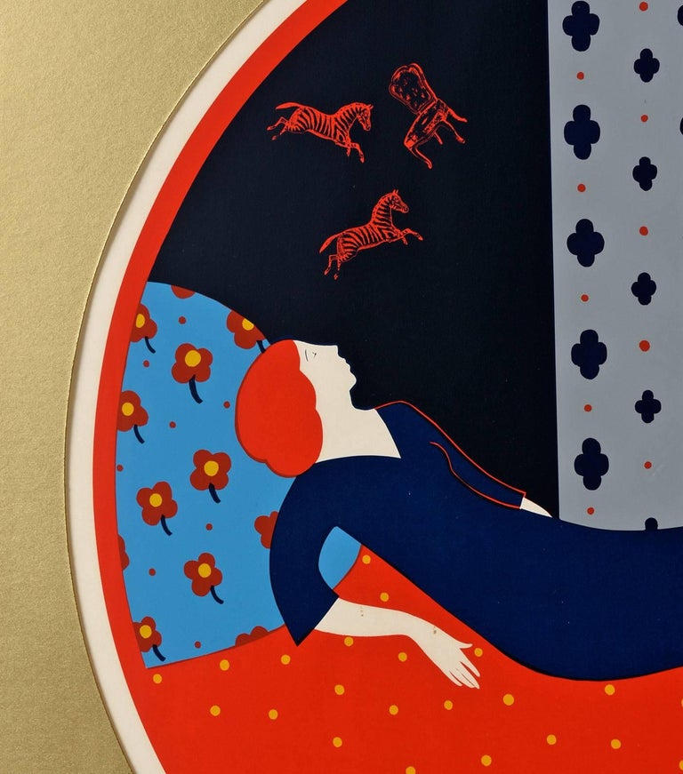 Greg Copeland Signed and Numbered Serigraph in Bullnose Chrome Frame ...