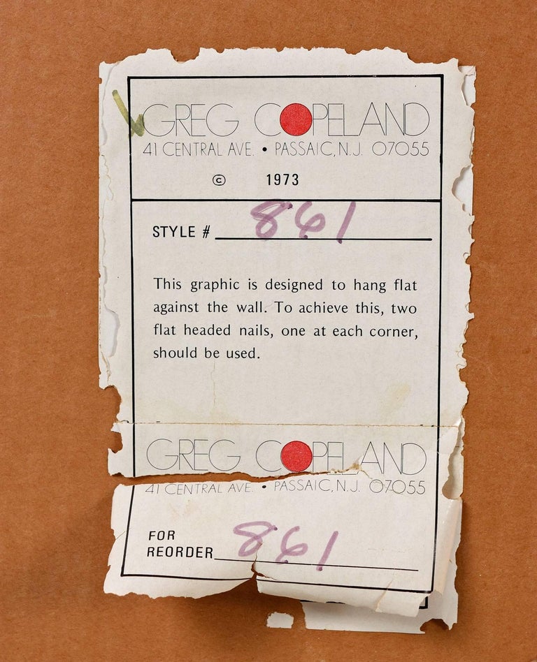 Greg Copeland Signed and Numbered Serigraph in Bullnose Chrome Frame ...