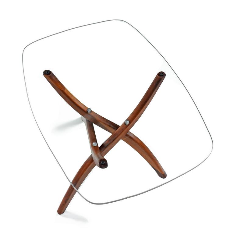 Forest Wilson Walnut Cocktail Table at 1stDibs