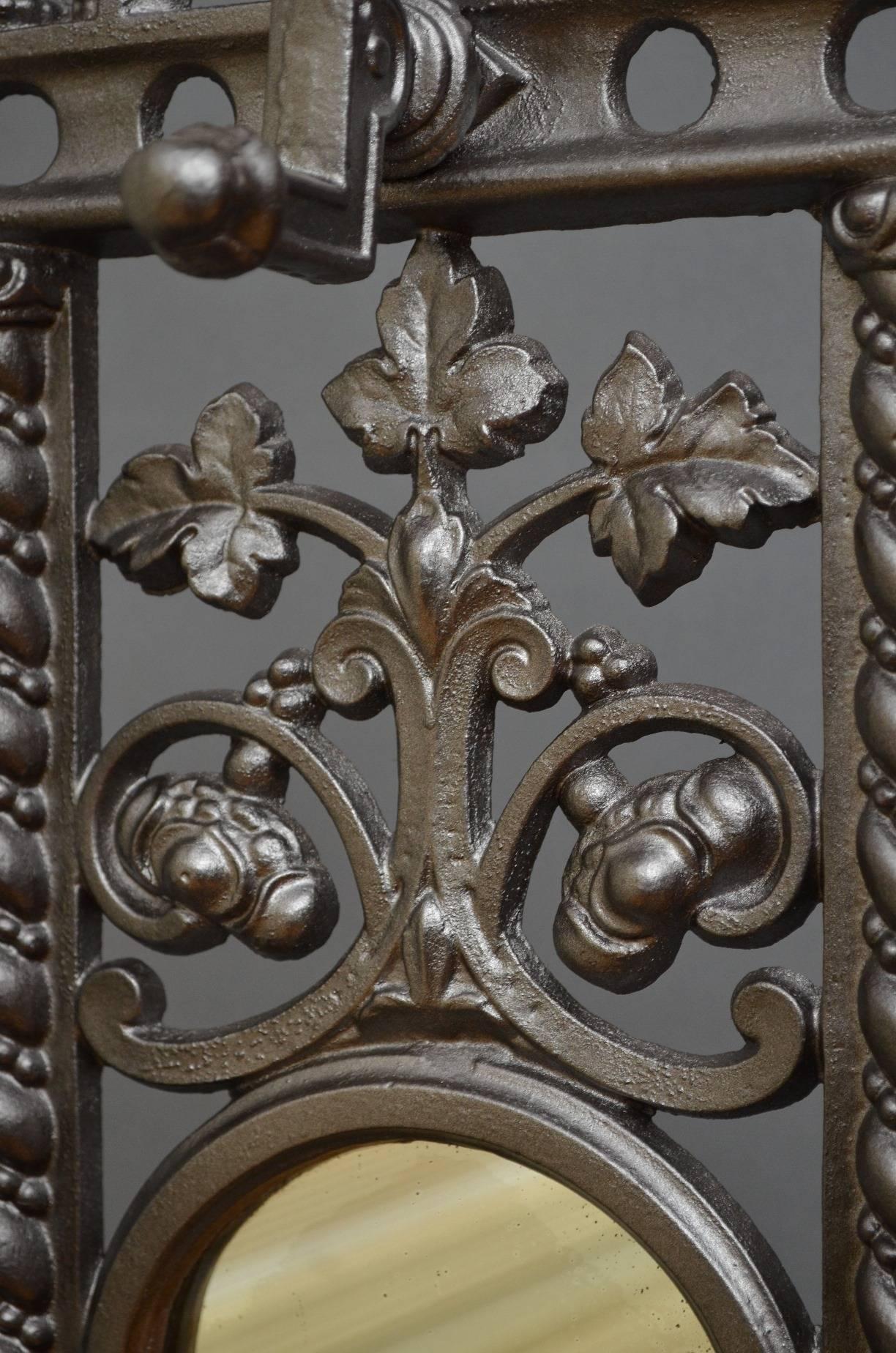 Stylish Victorian Cast Iron Hall Stand at 1stDibs | wrought iron hall stand