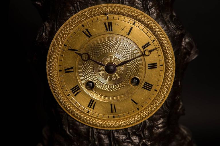 Large French Empire Ormolu Hercules and the Apple of Hesperides Clock ...