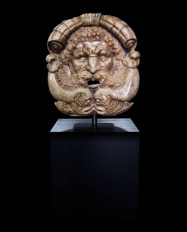 Venetian Grotesque Mascaron Sculpture, Late 19th-Early 20th Century at ...