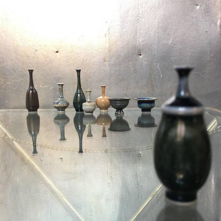 Collection of Eight Miniatures by John Andersson for Höganäs For Sale ...