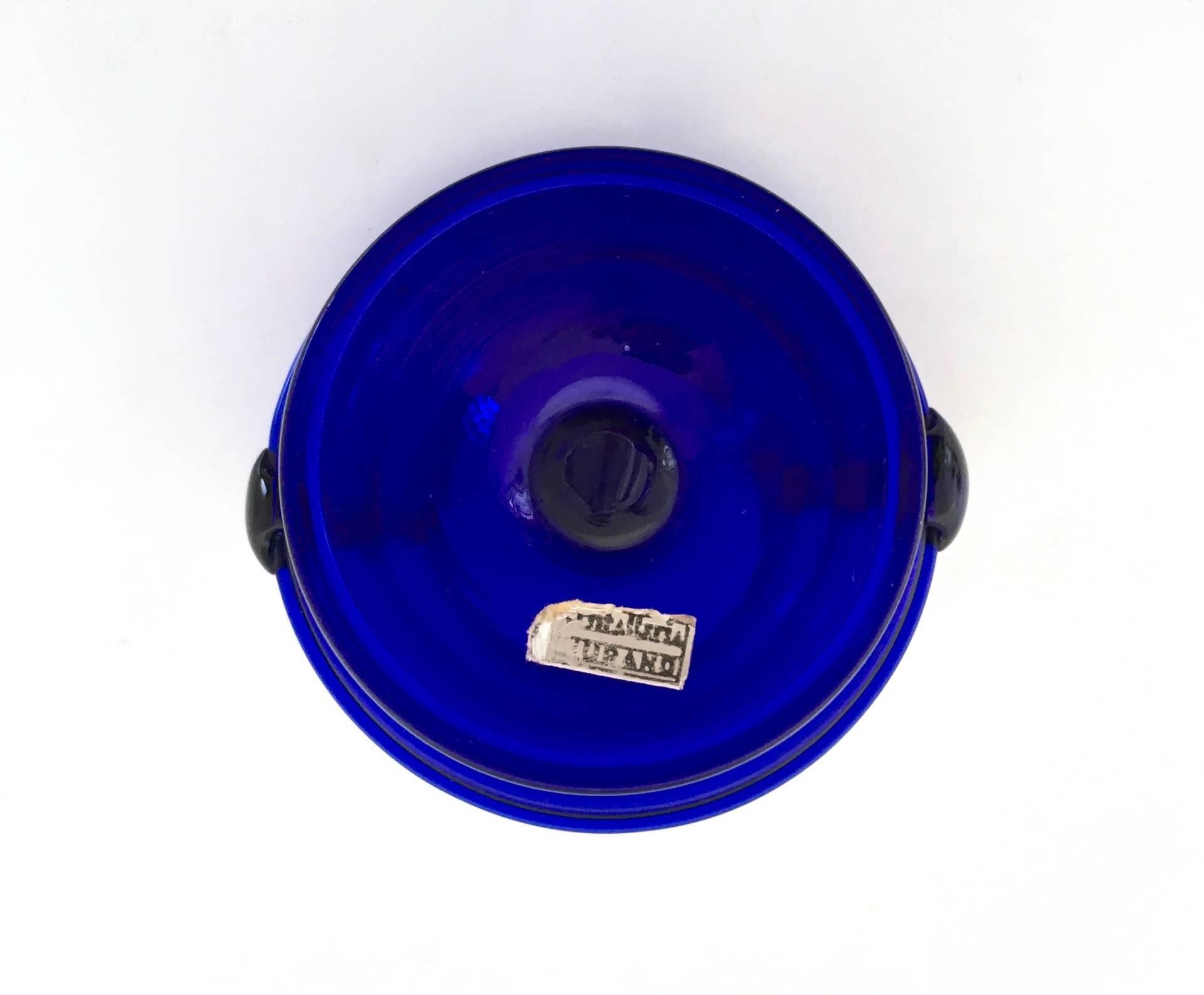 Murano Glass Vase in the Style of Napoleone Martinuzzi for Venini ...
