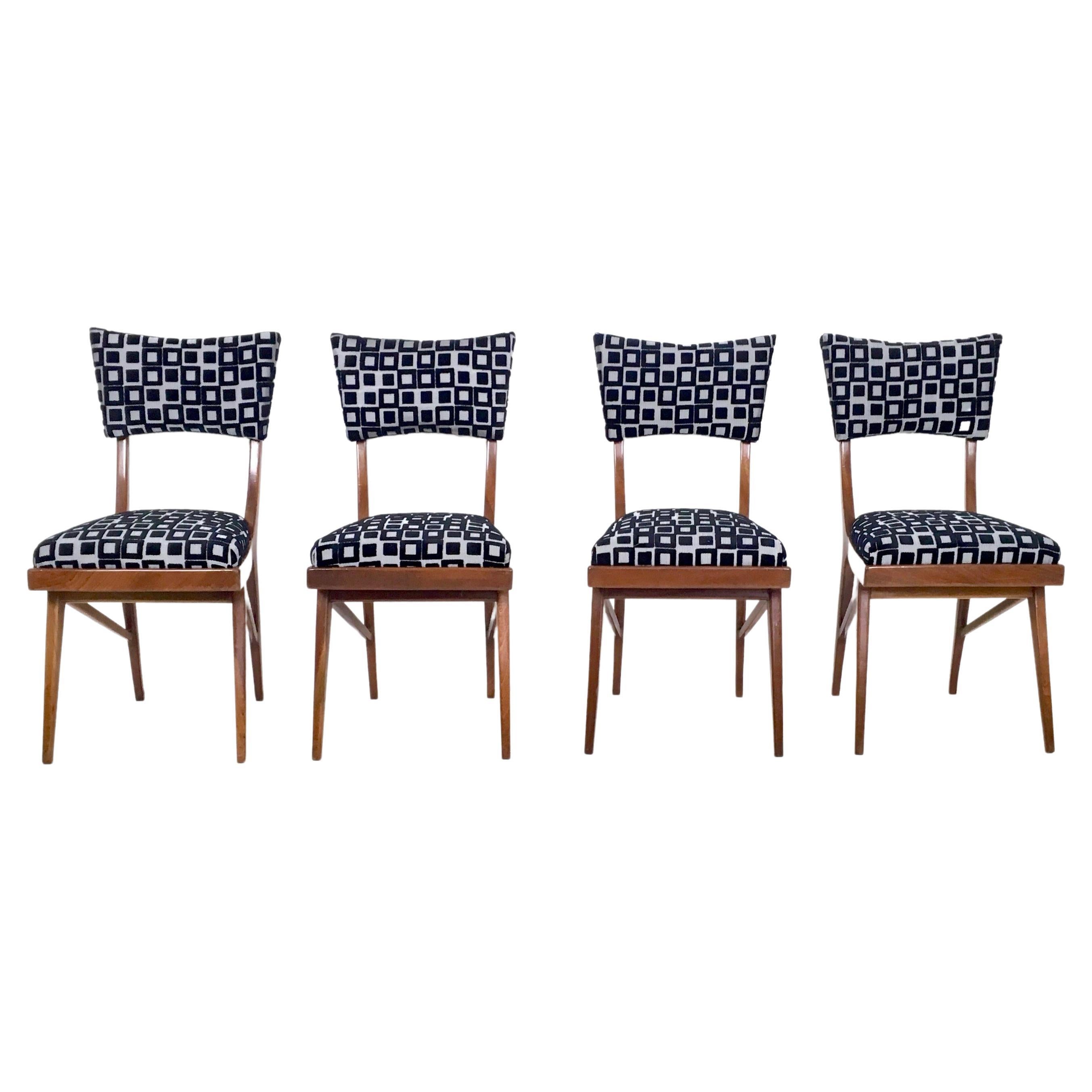 Set of Four Chairs in the Manner of Ico Parisi For Sale at 1stDibs