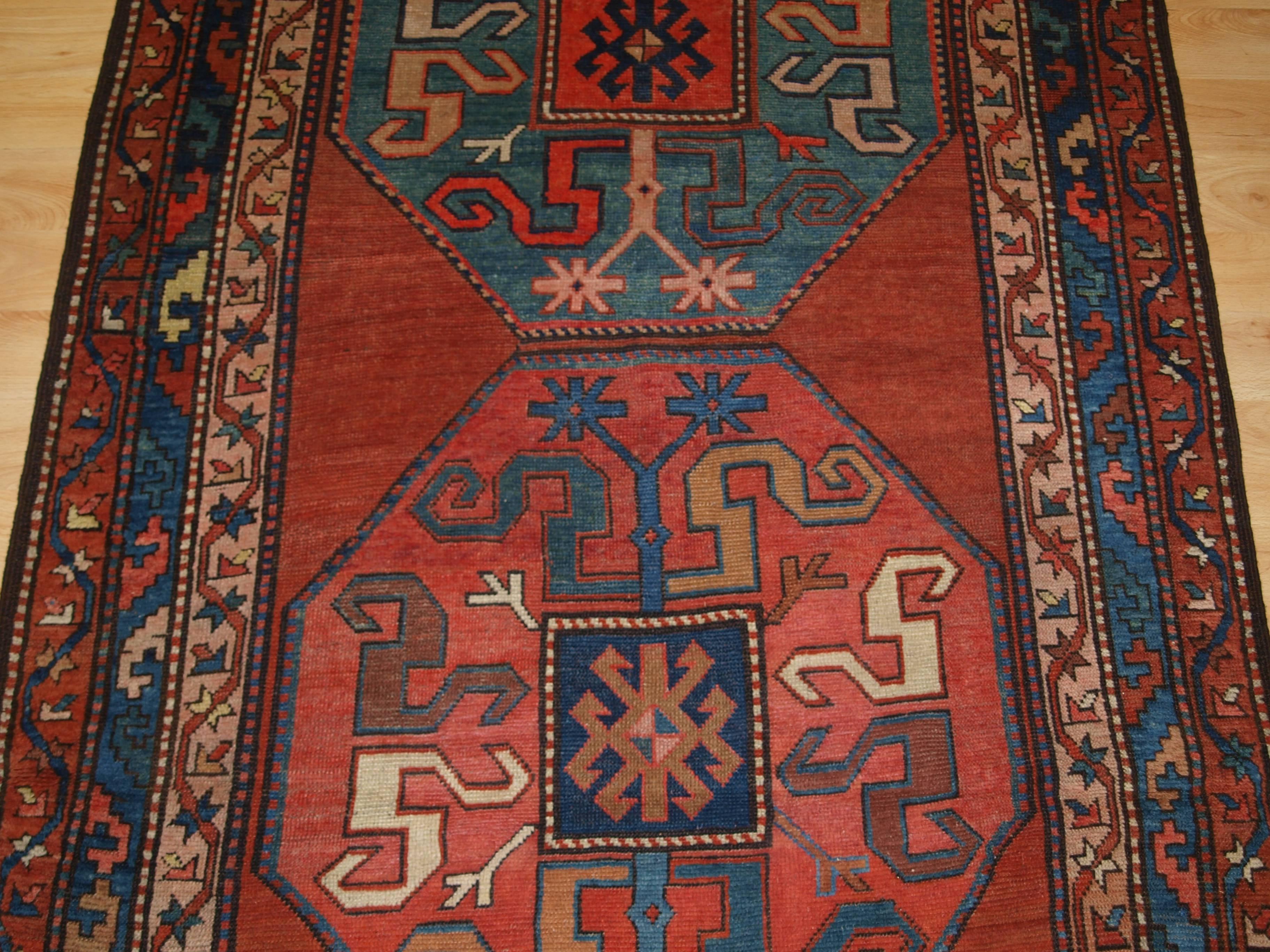 Antique Caucasian Karabagh Cloud Band Kazak Rug, circa 1880 For Sale at ...