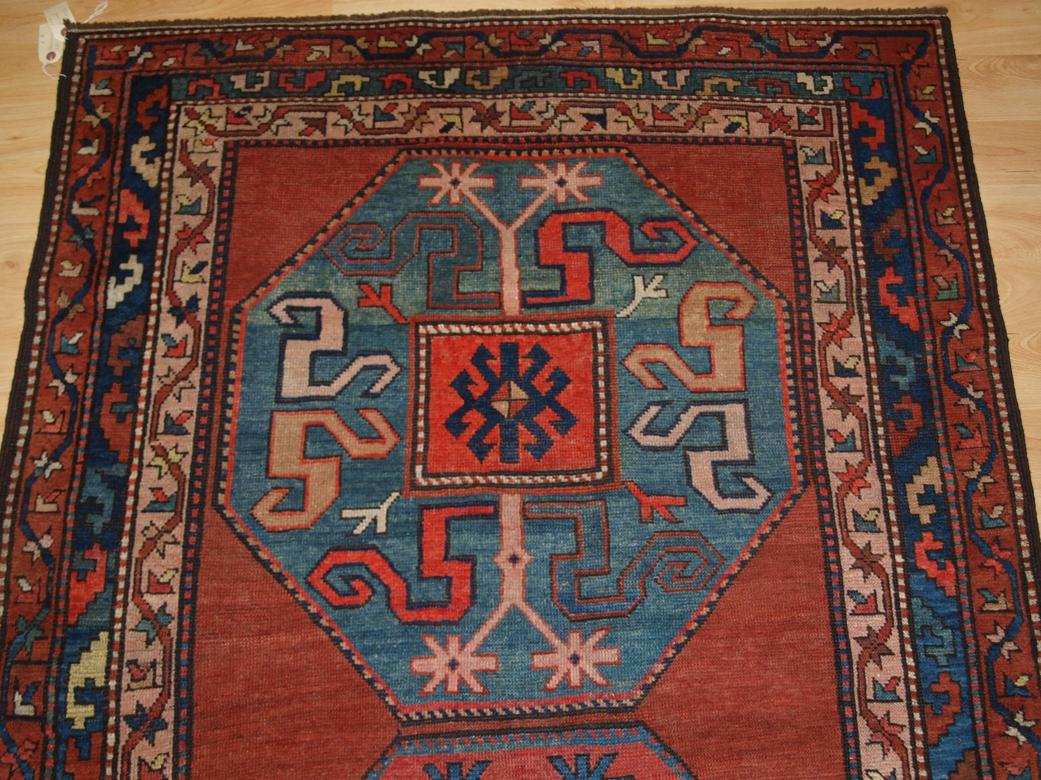 Antique Caucasian Karabagh Cloud Band Kazak Rug, circa 1880 For Sale at ...