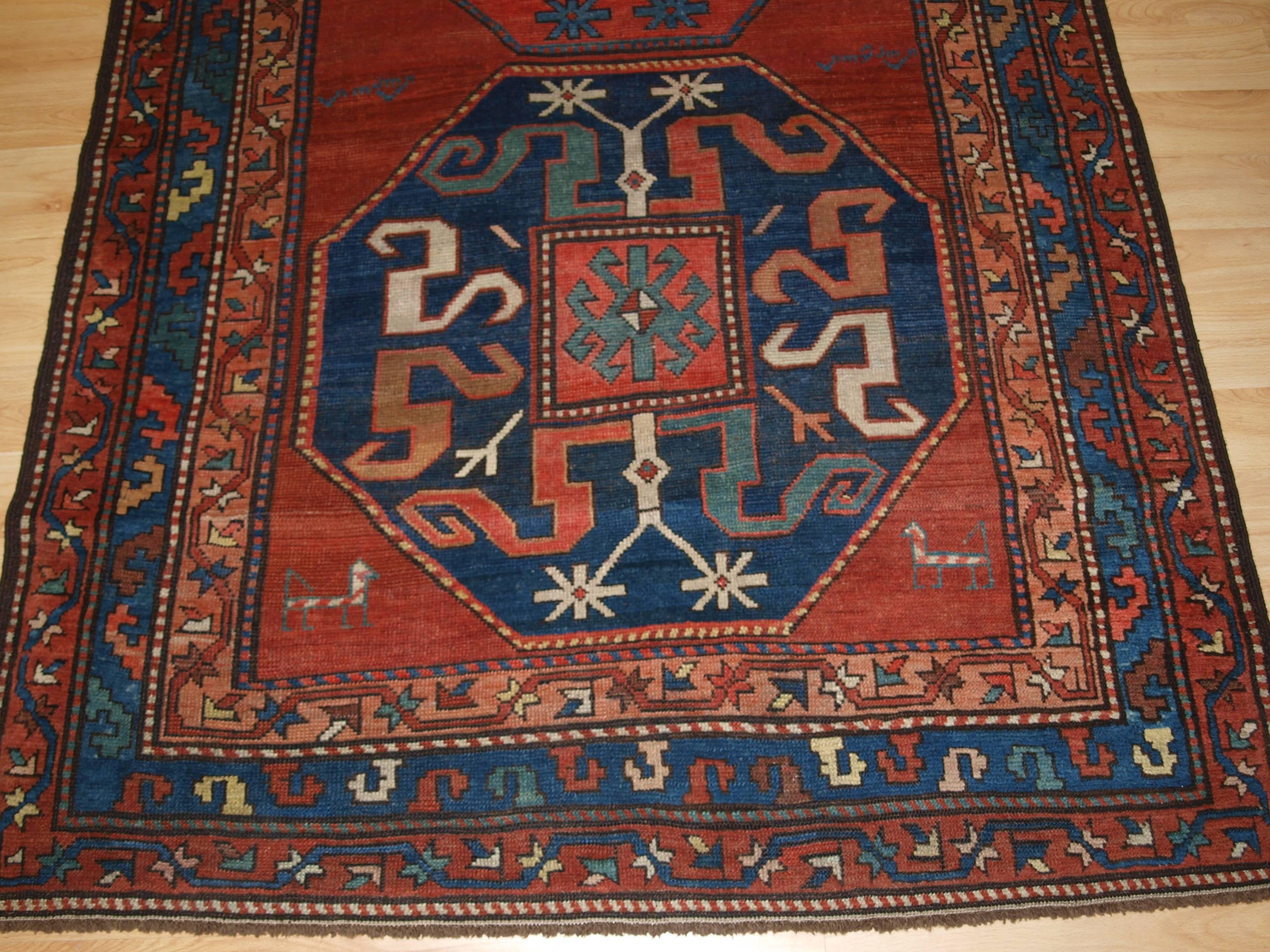 Antique Caucasian Karabagh Cloud Band Kazak Rug, circa 1880 For Sale at ...